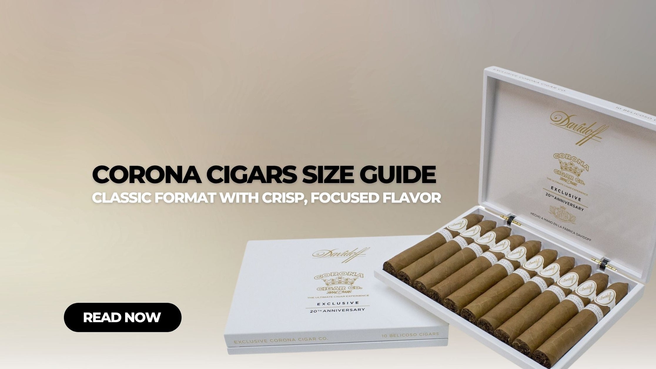 Corona Cigars Size Guide: Classic Format with Crisp, Focused Flavor
