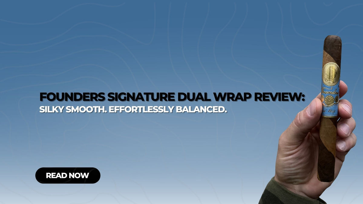 Founders Signature Dual Wrap Review | Barber Pole Toro Cigar | After ...